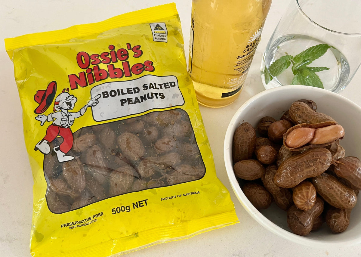 Ossie Nibbles Boiled Peanuts – Cracking Good Food Co